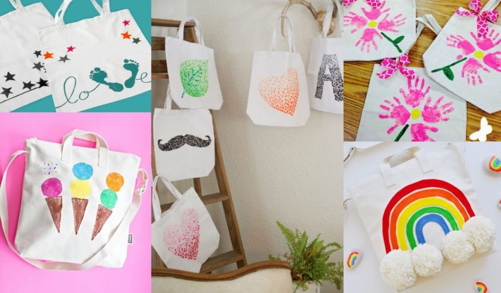 Bolsas Decoradas Para El Día De La Madre Manualidades
