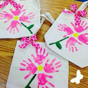 Bolsas Decoradas Para El Día De La Madre Manualidades