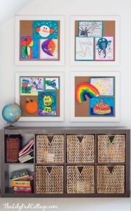 Cómo exponer dibujos infantiles - Ideas originales y fotos