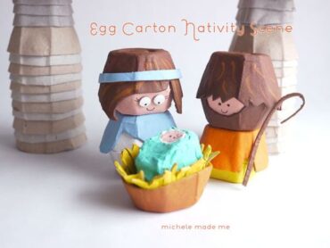 Belén de cartón manualidades