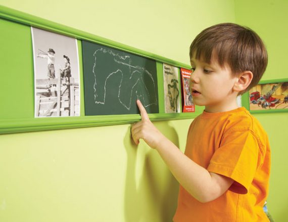 Como hacer un expositor de dibujos