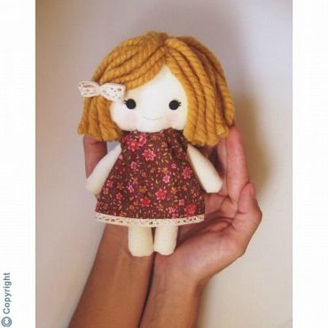 Muñecas de tela hechas a mano