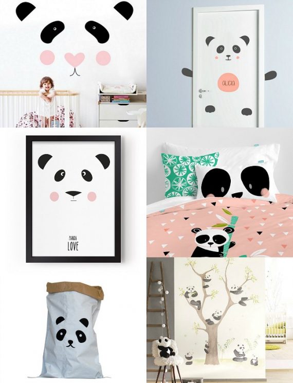 Tendencia decoración Pandas