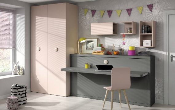 Camas abatibles para problemas de espacio