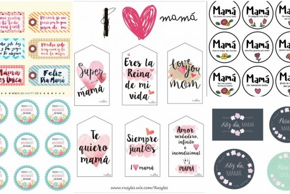 20 Marcapáginas para el día de la madre – Plantillas pdf GRATIS