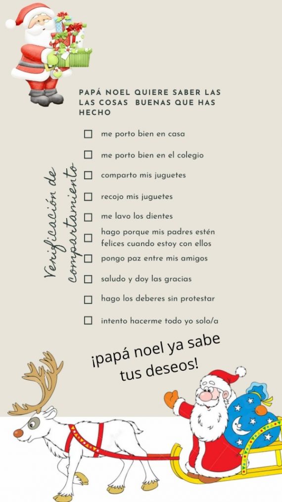 Cartas de Papá Noel para imprimir ¡Plantillas gratis en PDF!