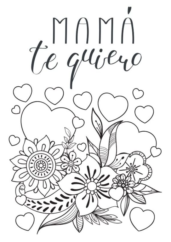 Dibujos Día de la Madre para colorear